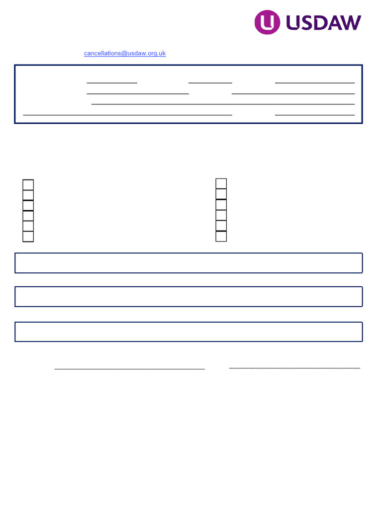 Usdaw Membership Cancellation Process | PDF | Business