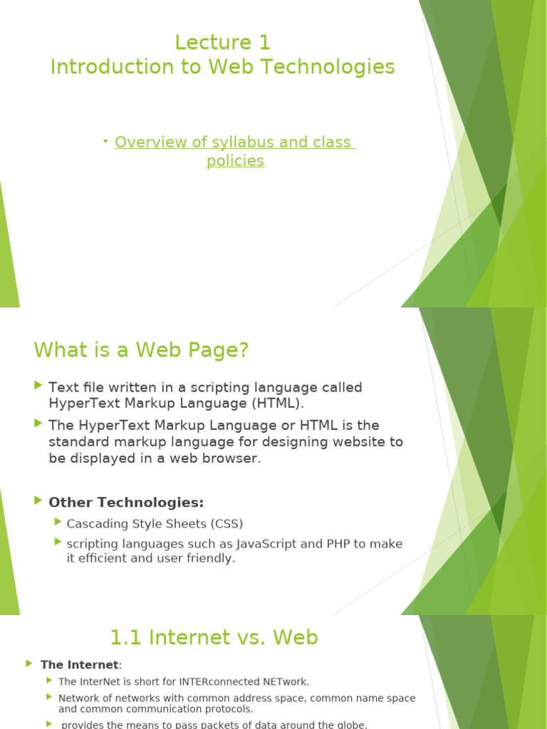 Chapter 1- Lecture 1 | PDF | Internet Protocols | World Wide Web Chapter 1- Lecture 1 | PDF | Internet Protocols | World Wide Web