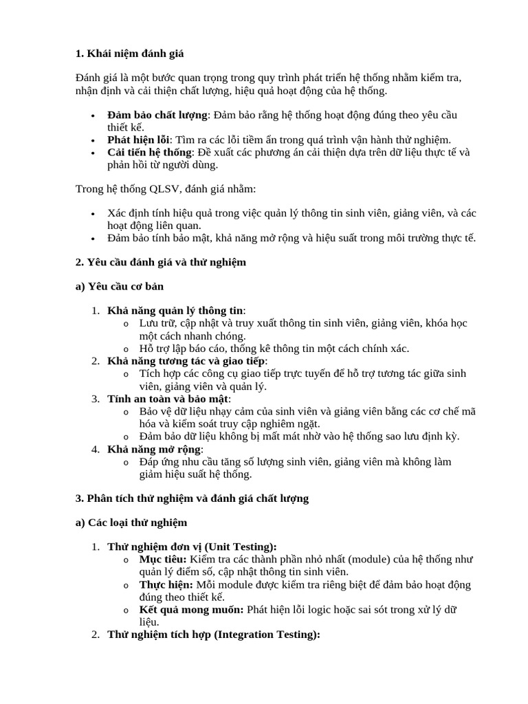 He Thong Quan Lý Sinh Vien KTHT | PDF