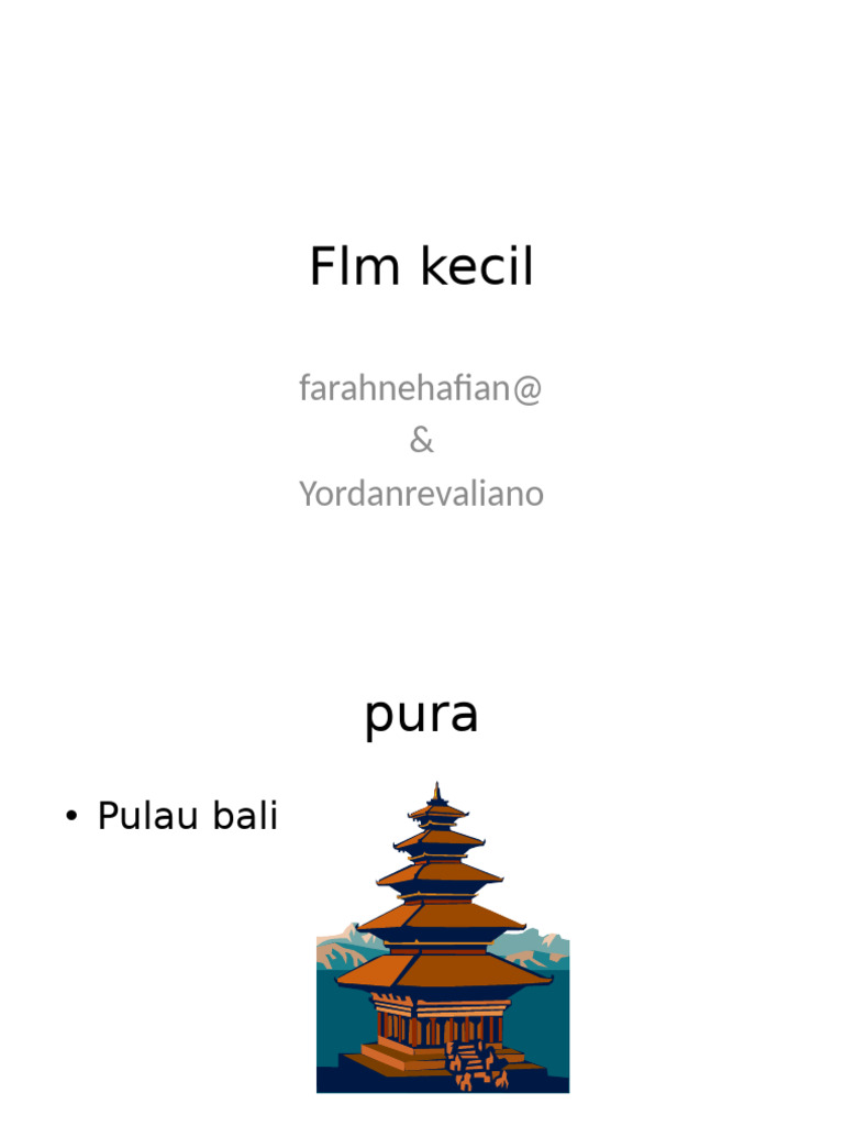 Flm kecil | PDF