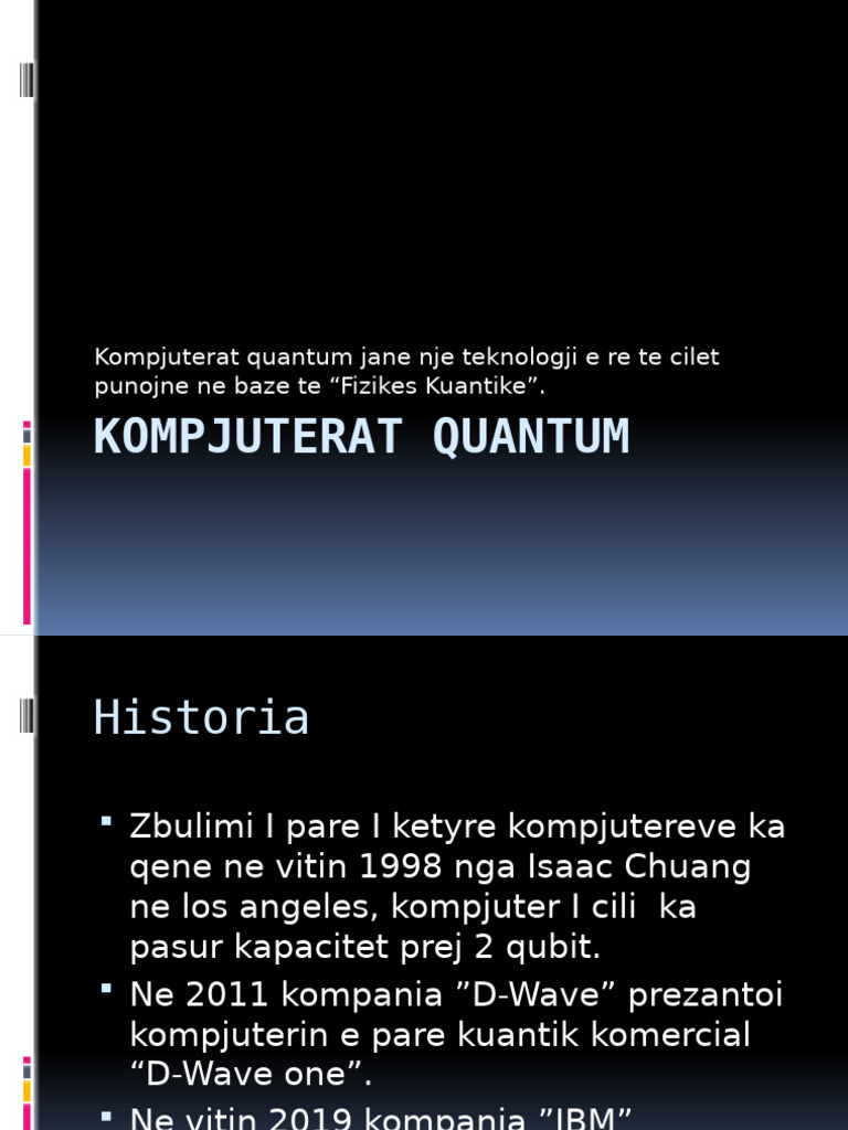 Kompjuterat Quantum | PDF