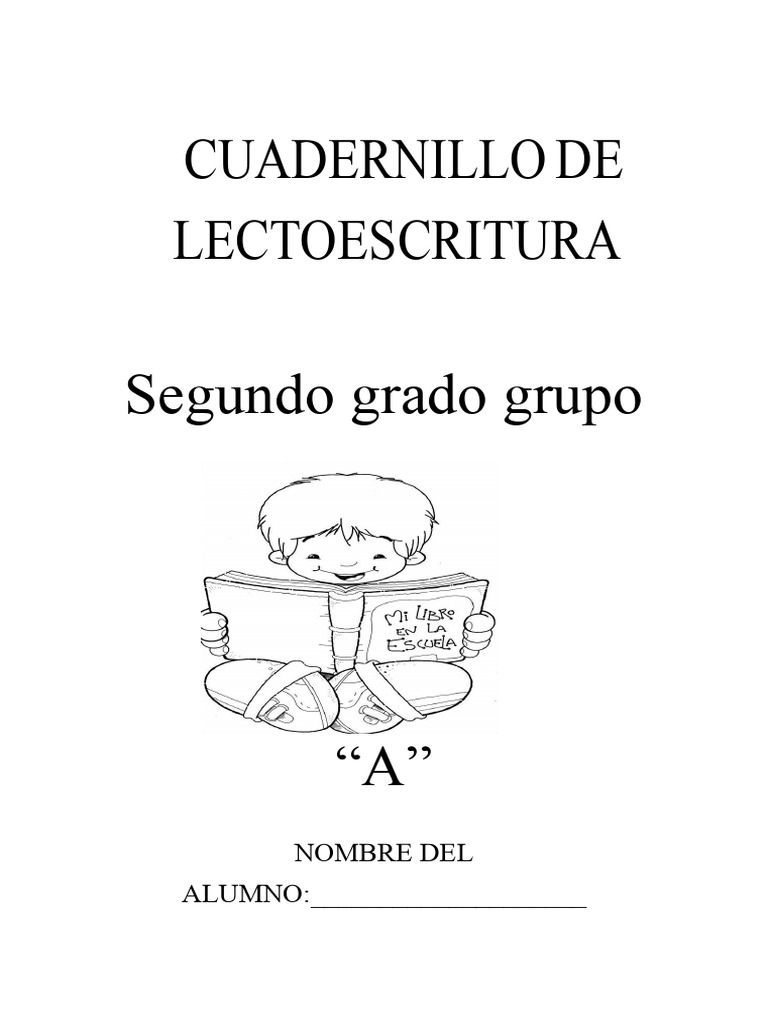 Cuadernillo de Lectoescritura 2° Grado | PDF