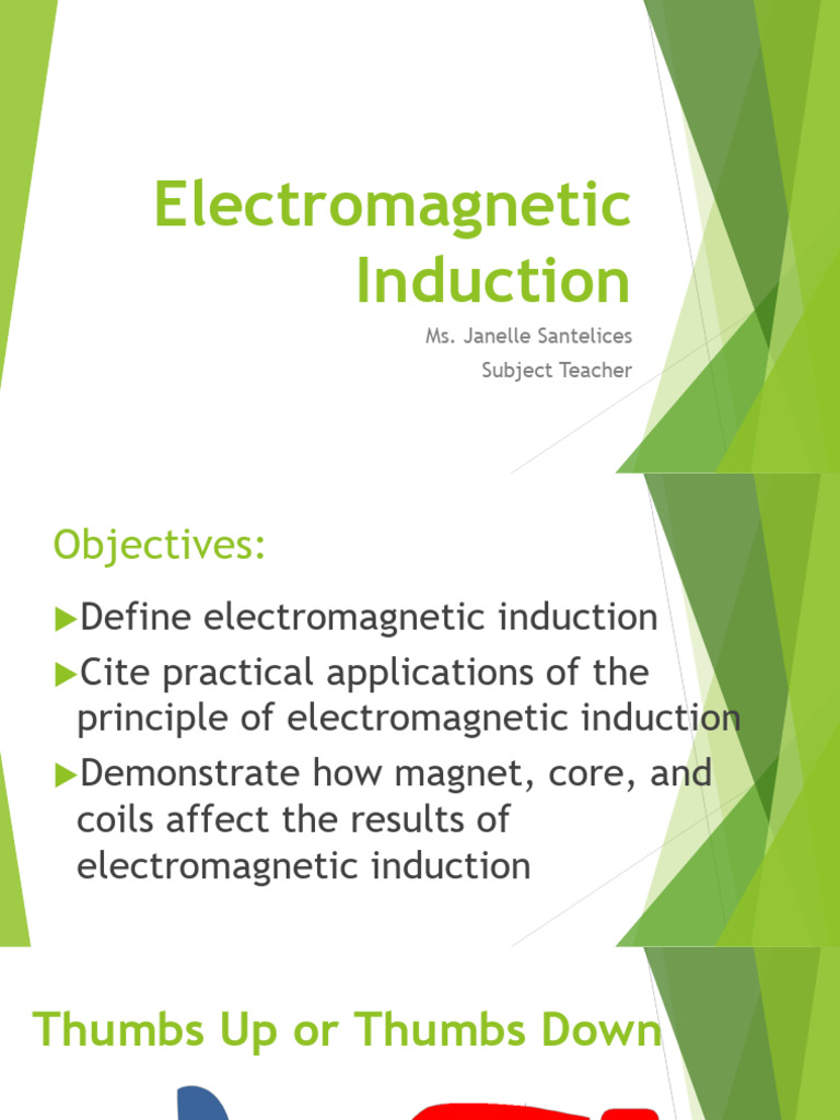 Understanding Electromagnetic Induction | PDF | Electric Generator ...