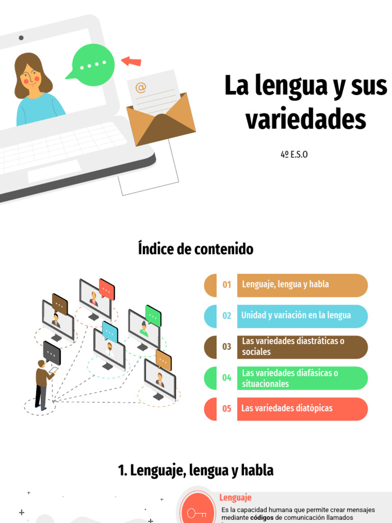 La Lengua y Sus Variaciones | PDF | Palabra | Lengua española