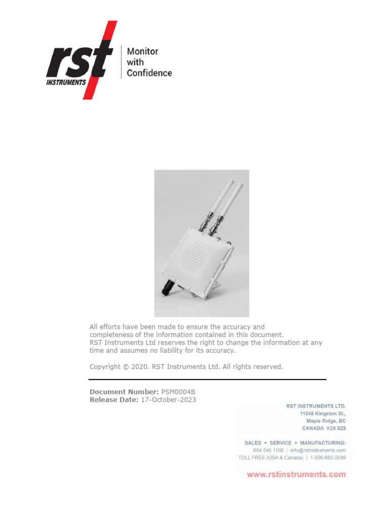 0004B RST RSTAR Affinity Gateway Installation and Commissioning - 2 ...