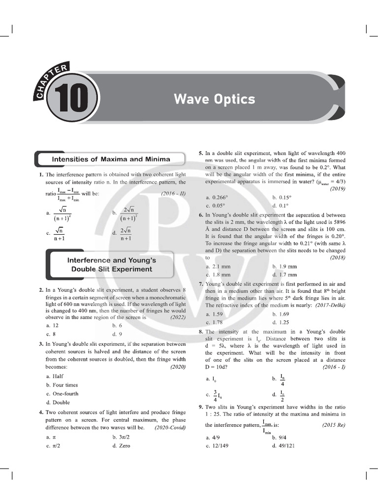wave optics | PDF