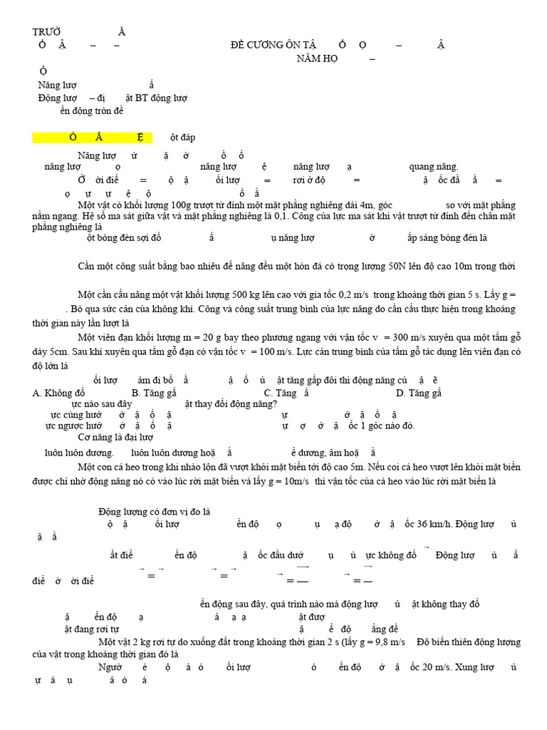 ĐỀ CƯƠNG CUỐI HKII -HS- 10(23-24 | PDF