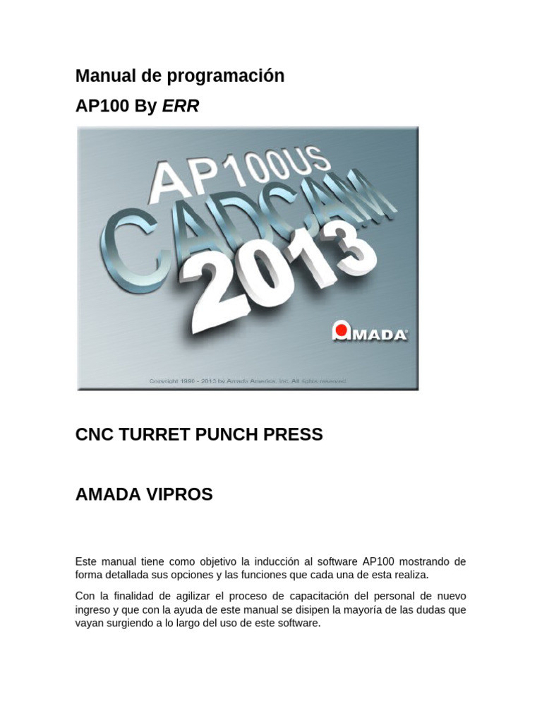 Manual de Programación AP100 | PDF | Puntero (Programación de ...