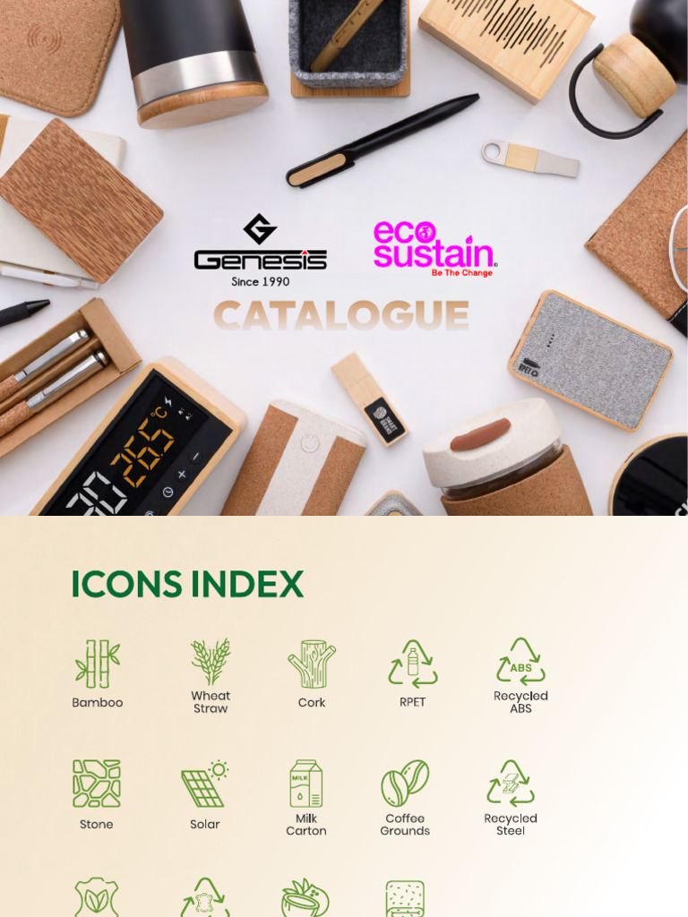 Genesis EcoSustain Catalogue Corporate Gifts Suppliers in The UAE | PDF