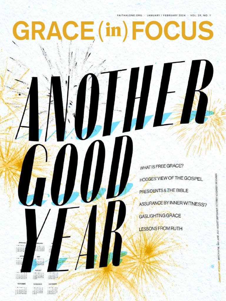 Grace in Focus Magazine 01-2024 | PDF | Assurance (Theology) | Eternal Life (Christianity)