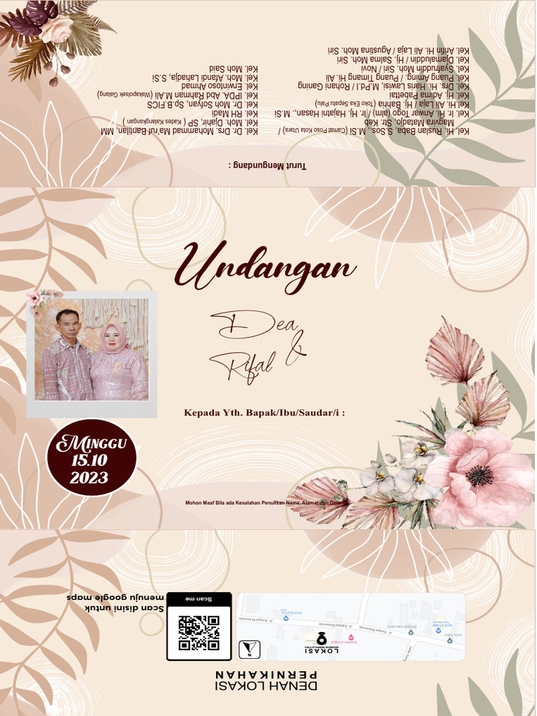 Undangan Rifal | PDF