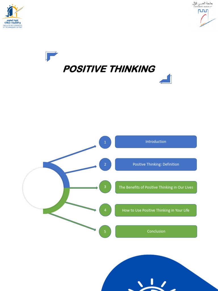 Benefits of Positive Thinking Explained | PDF | Optimism | Thought