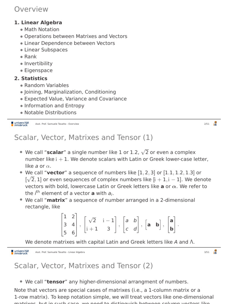 Linear Algebra and Statistics | PDF | Eigenvalues And Eigenvectors | Linear Map