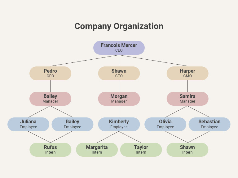 Structure Organization Chart Graph | PDF