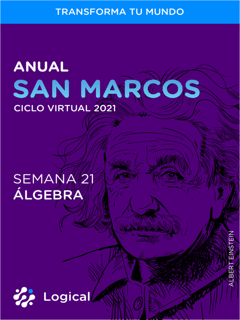 Algebra Anual - SM Sem21 Ecuaciones de Grado Superior | PDF