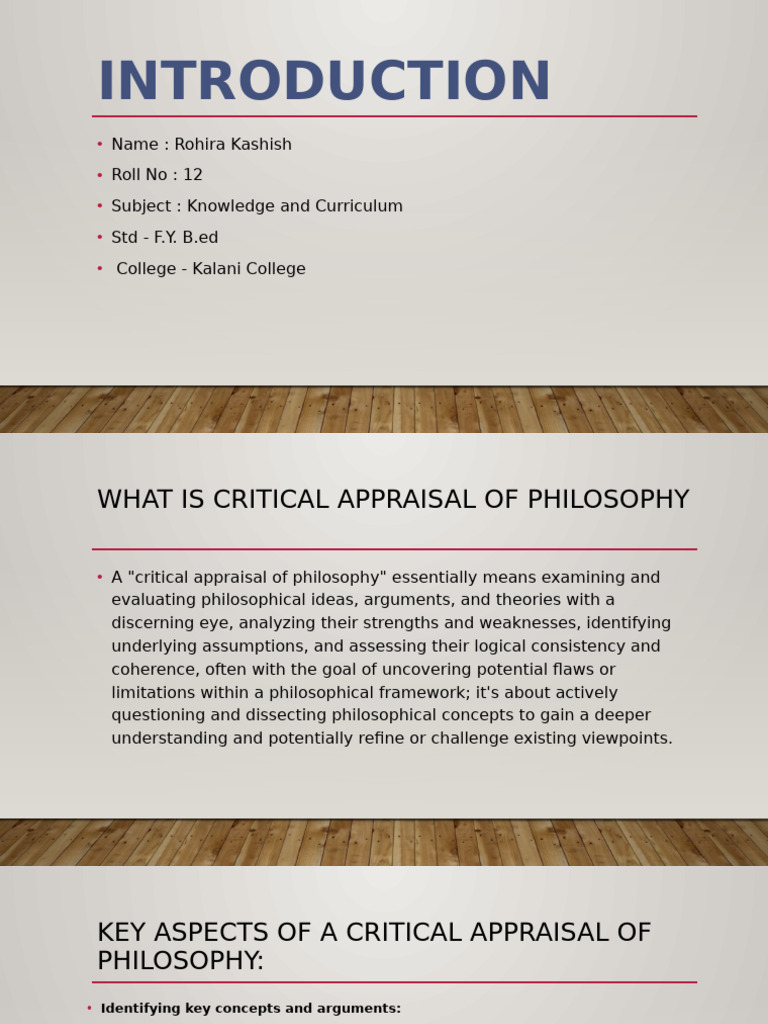 Name: Rohira Kashish Roll No: 12 Subject: Knowledge and Curriculum STD - F.Y. B.ed College ...