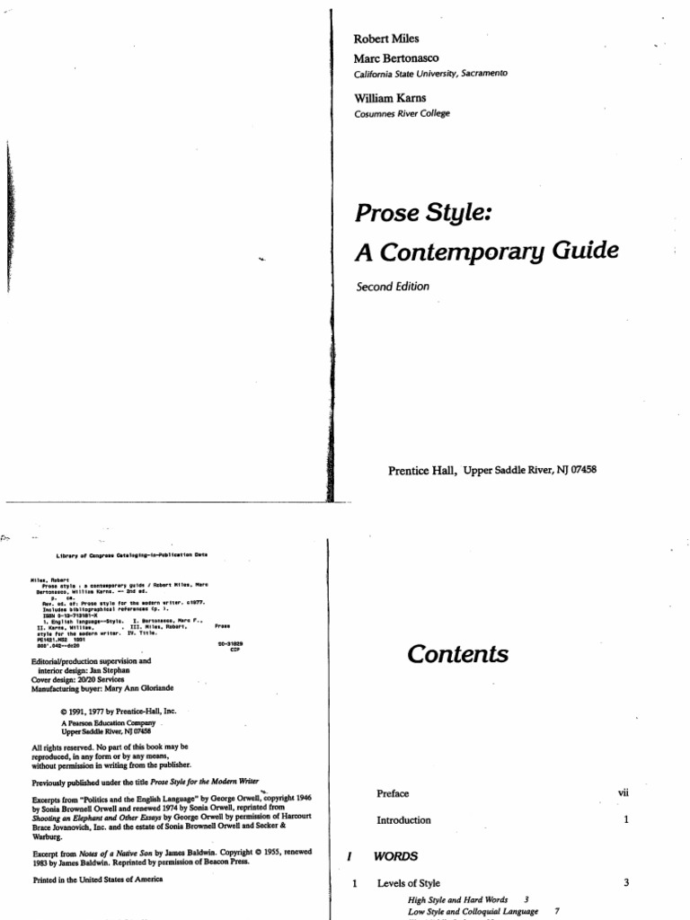 Prose Style | PDF