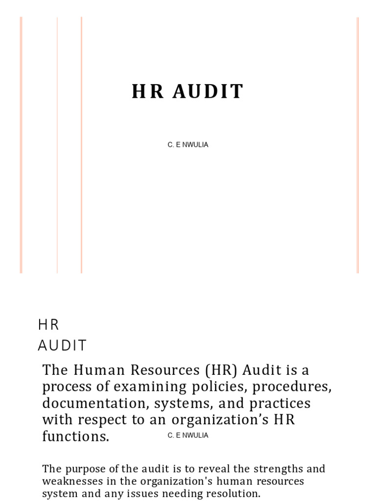 Comprehensive HR Audit Guide | PDF | Audit | Human Resources