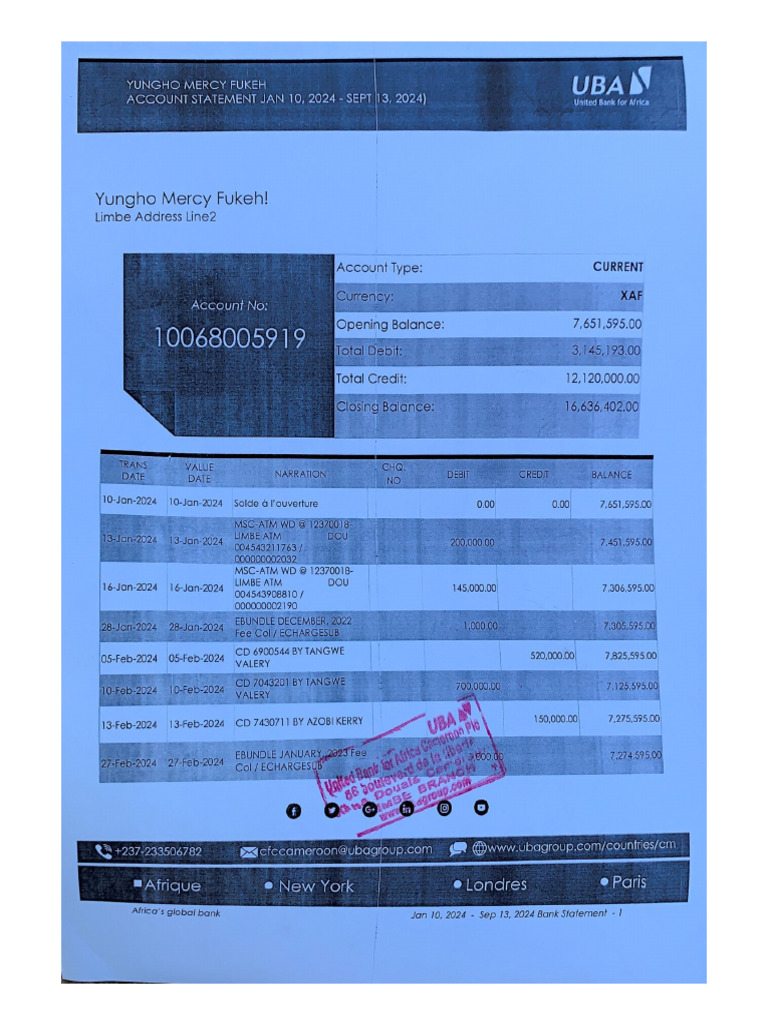1 - Updated - UBA Bank | PDF