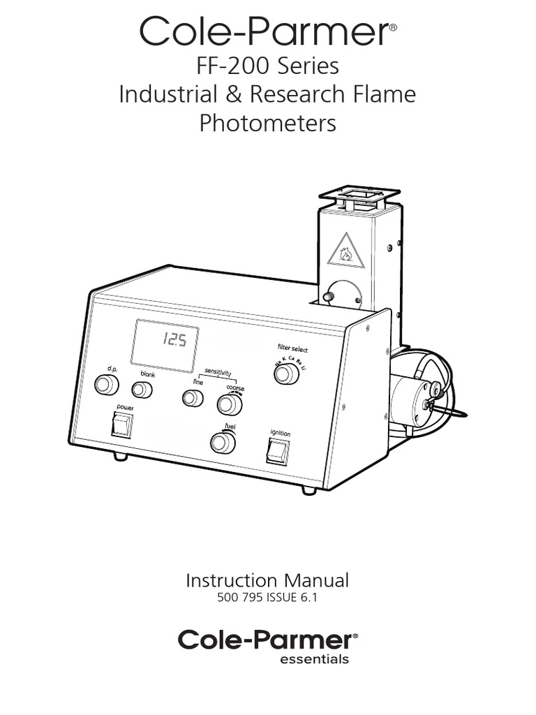 00 83055 05 Flame Photometer 500701 500801 Manual | PDF | Emission ...