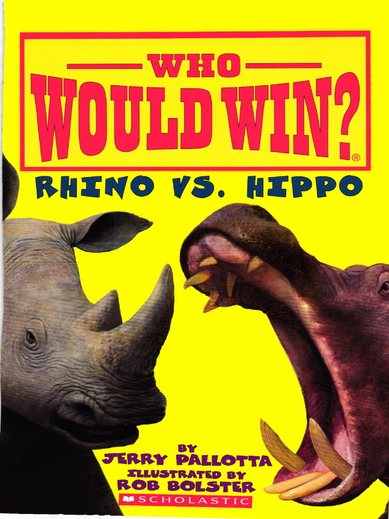 Rhino vs. Hippo: Who Would Win? | PDF | Rhinoceros | Hippopotamus