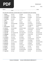 Sadliers Vocabulary Level C - Unit 3 | PDF