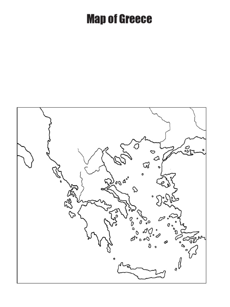 Ancient Greece Map Activity | PDF