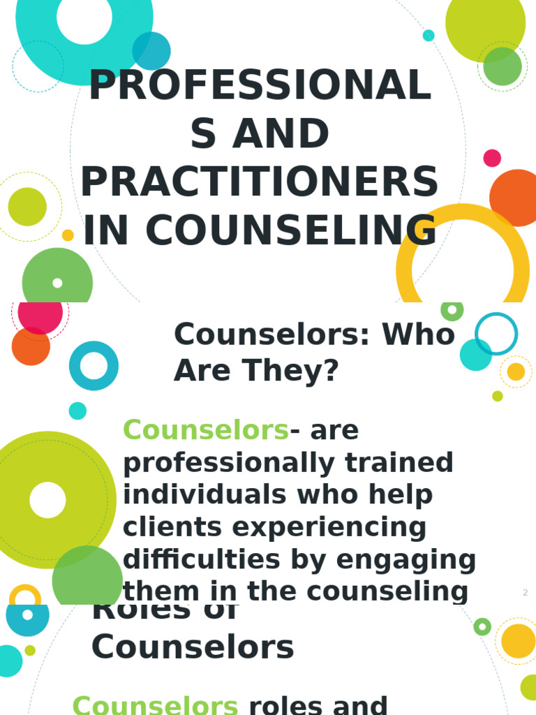 Understanding Counselor Roles and Functions | PDF | School Counselor ...
