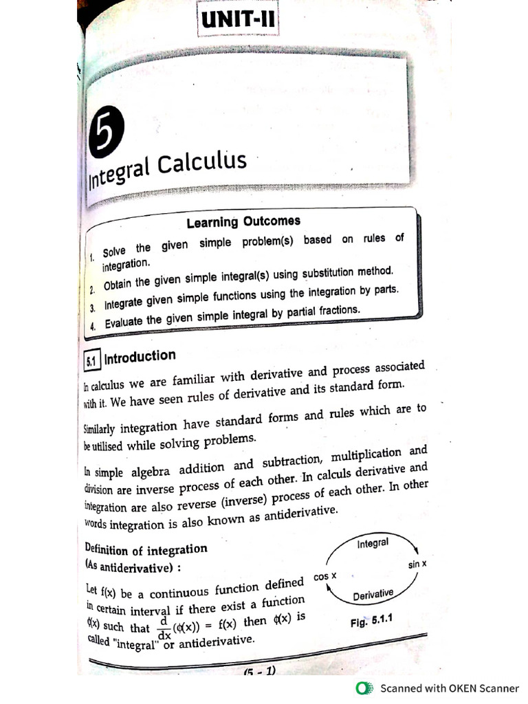 Integral Calculus and Definite Integral | PDF