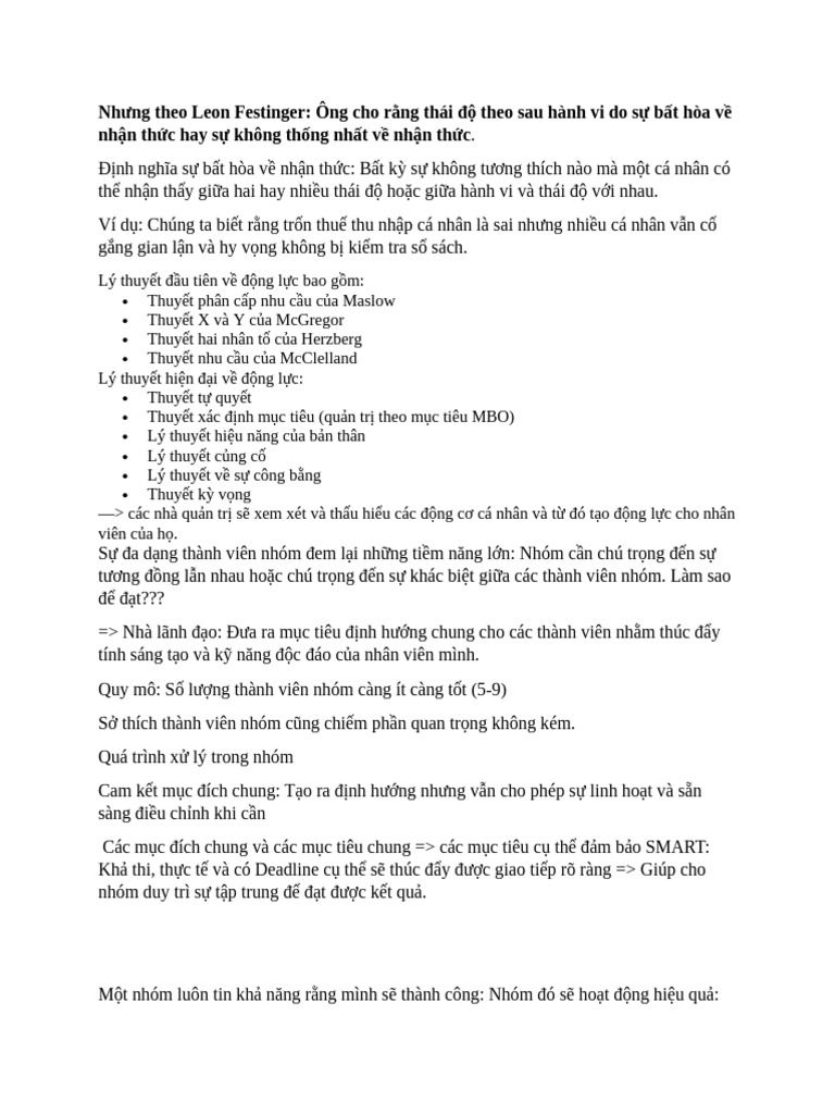 Leon Festinger | PDF