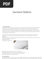 Garment Defects With Images | PDF | Textiles | Seam (Sewing)