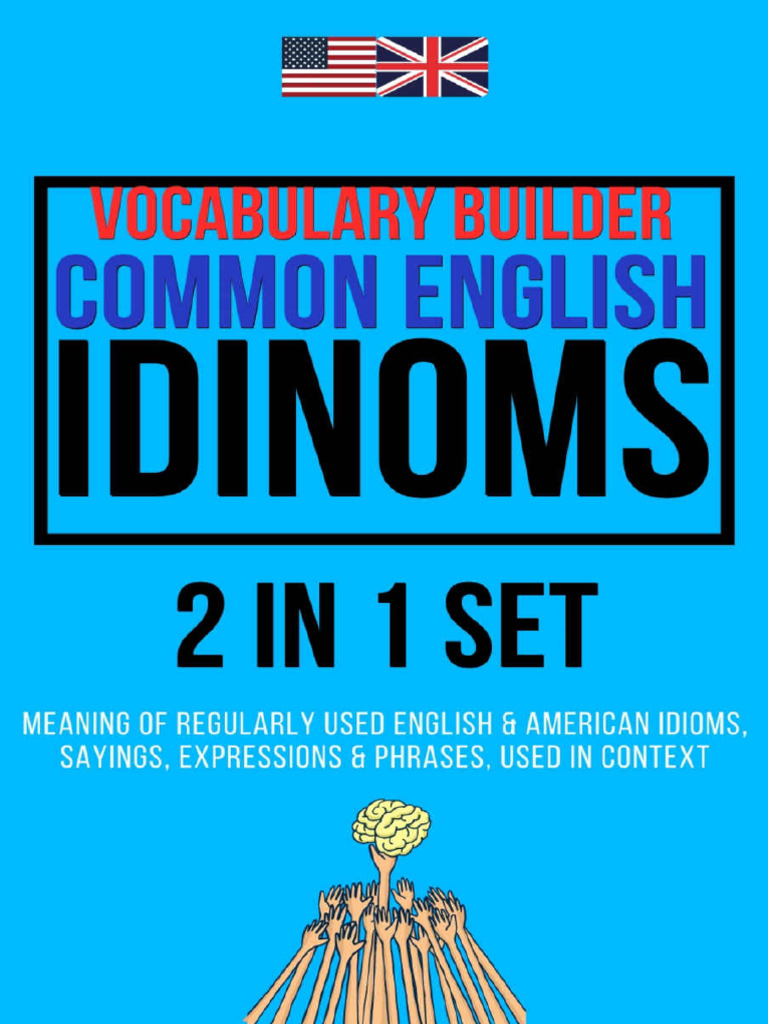 Vocabulary Builder Common English Idioms 2 in 1 Set Popular Sayings ...