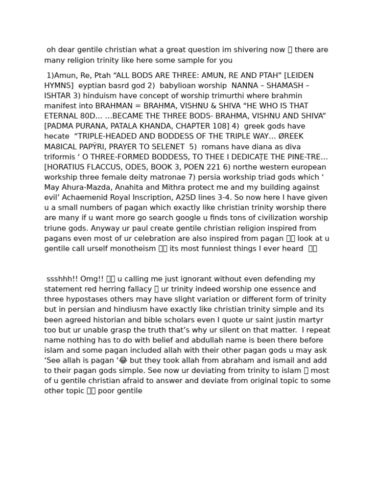 Triune | PDF