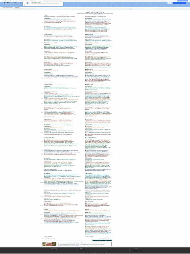 Litcharts Com Shakescleare Shakespeare Translations Julius Caesar Act 5 ...