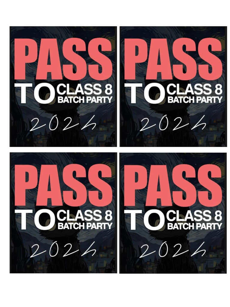 Passes | PDF