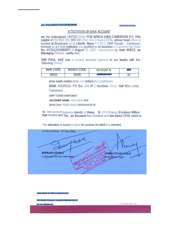 Paul KEBI UBA | PDF