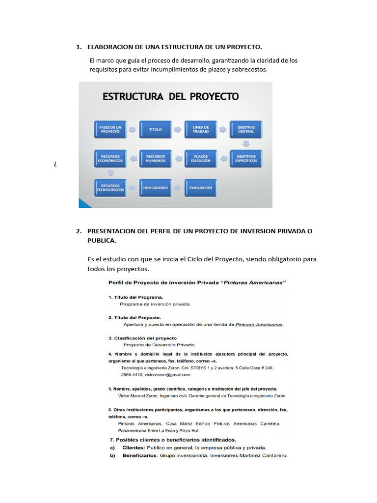 Estructura Proyecto | PDF