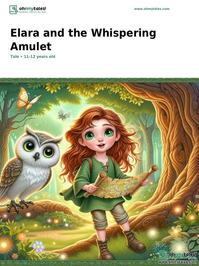 Elara and The Whispering Amulet | PDF