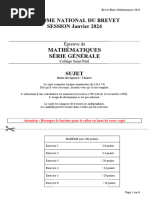 Brevet de Maths 2025 - Sujets Et Corrigés en PDF Du DNB | PDF ...