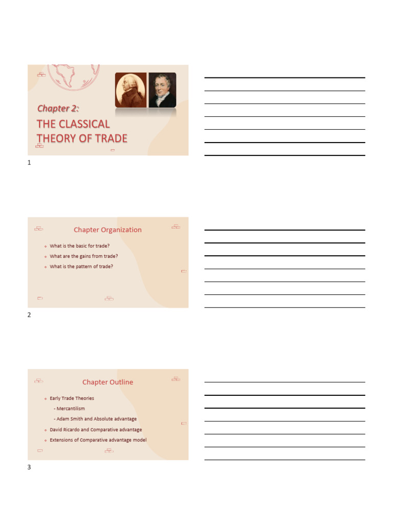 Chap2 - Classical Trade Theory KTQT | PDF | Mercantilism | Comparative ...