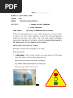 Traffic Rules | PDF