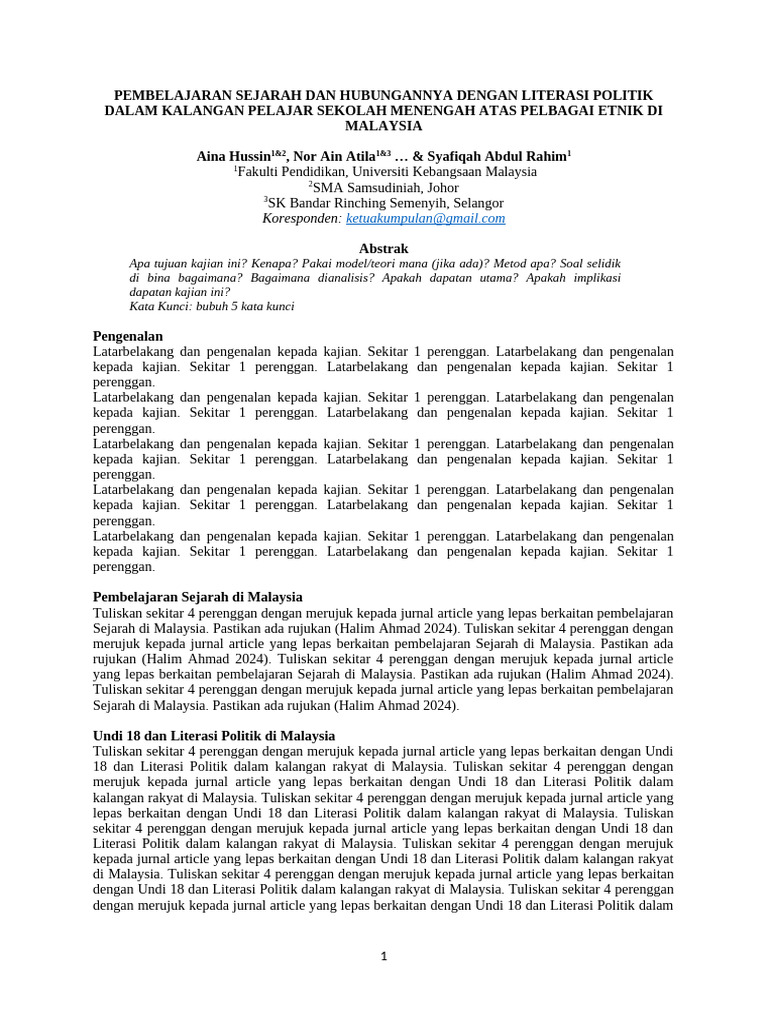 Tatacara Pembuatan Mini Projek Sekolah Dan Masyarakat | PDF