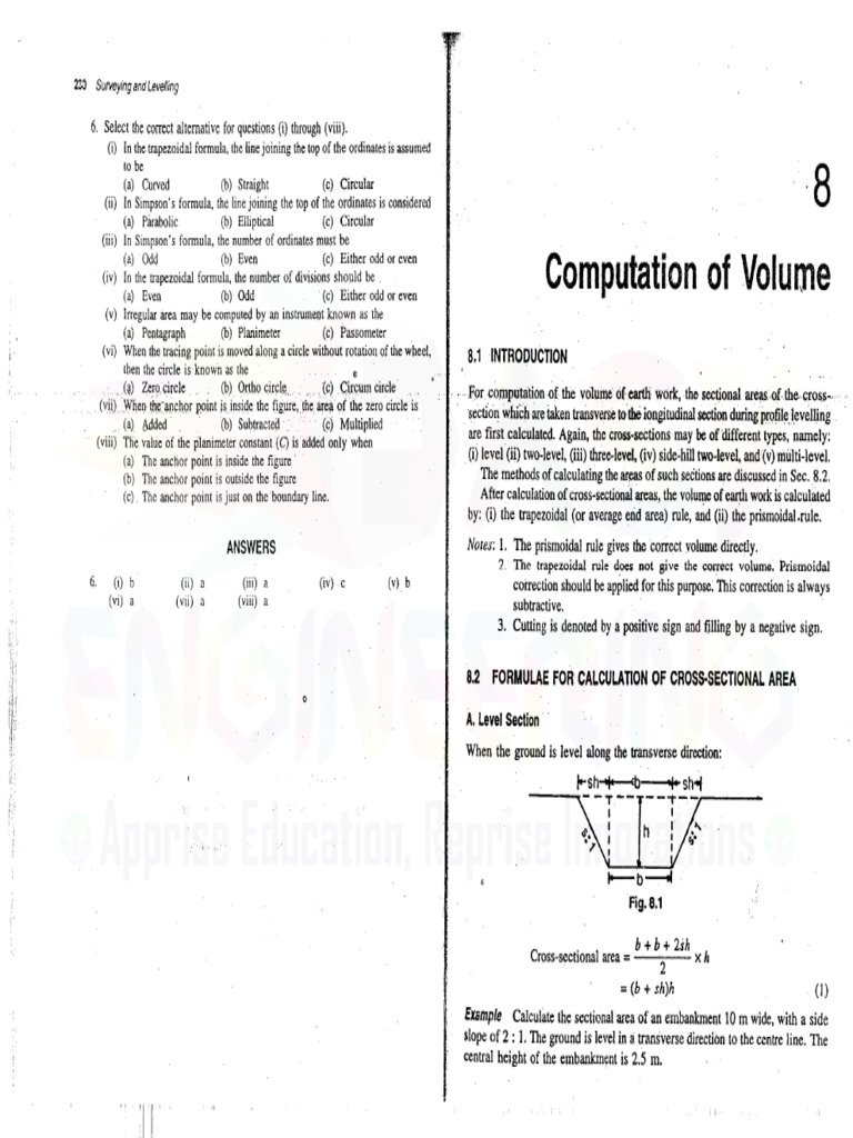 Computation of Volume | PDF
