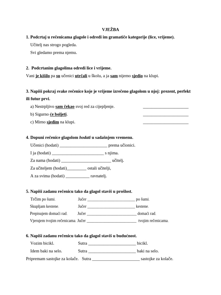 Vježba Petasi | PDF