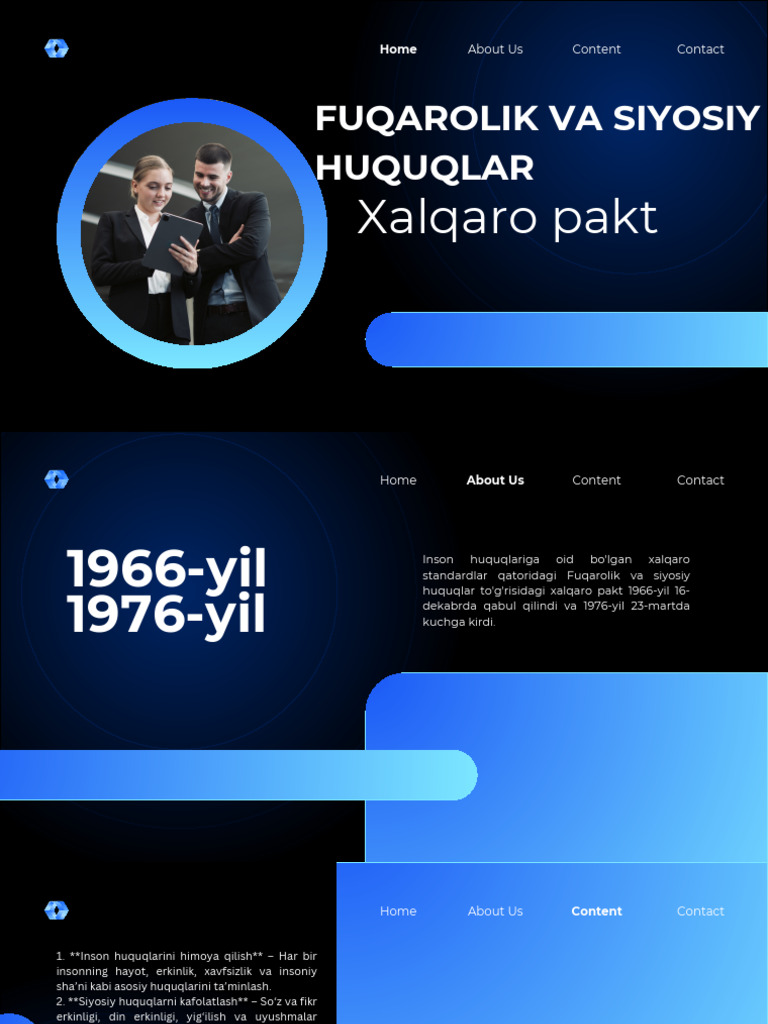 FUQAROLIK VA SIYOSIY HUQUQLAR | PDF