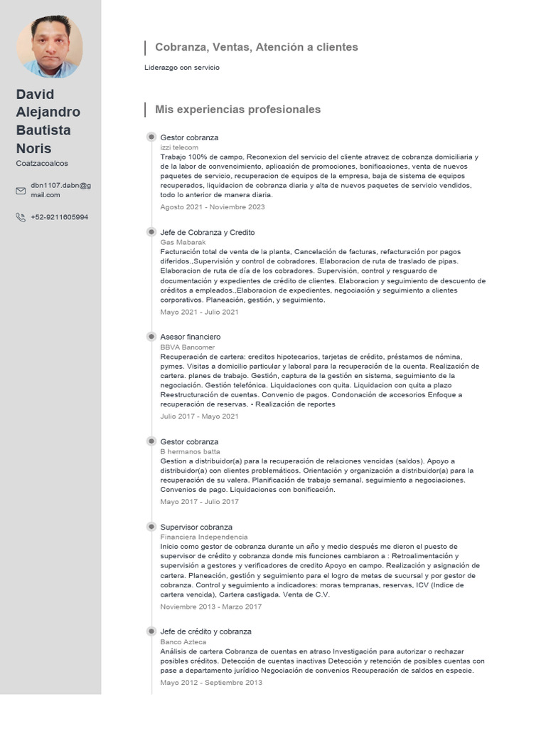 David Alejandro Bautista Noris | PDF | Business