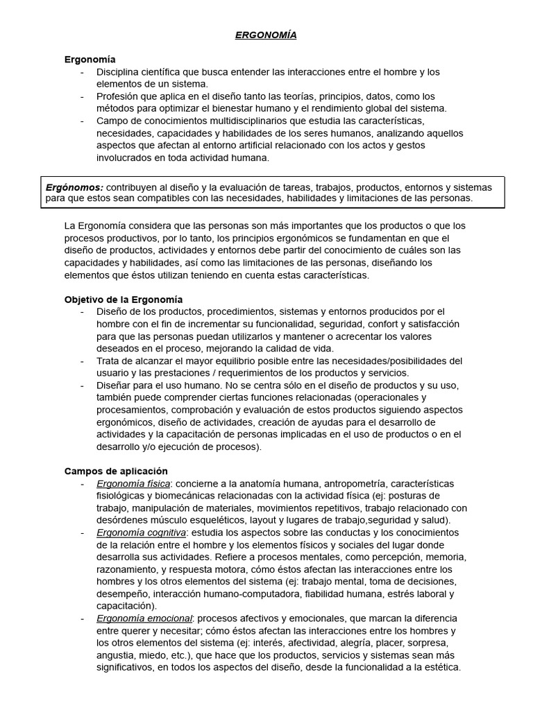 Resumen Parcial Ergo I | PDF | Memoria | Percepción