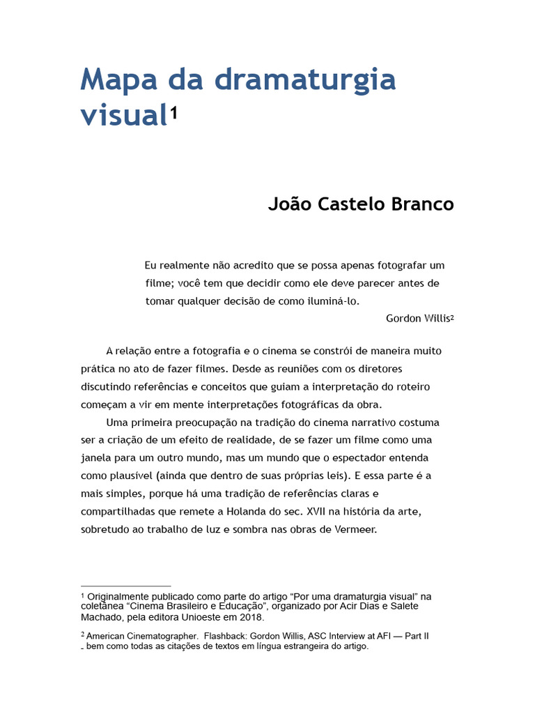 eBook Mapa Da Dramaturgia Visual Avmakers | PDF | Câmera | Cor