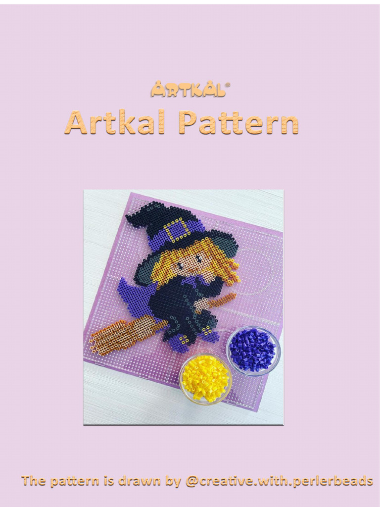 artkal_fuse_beads_pattern_ideas_-_halloween_witch | PDF