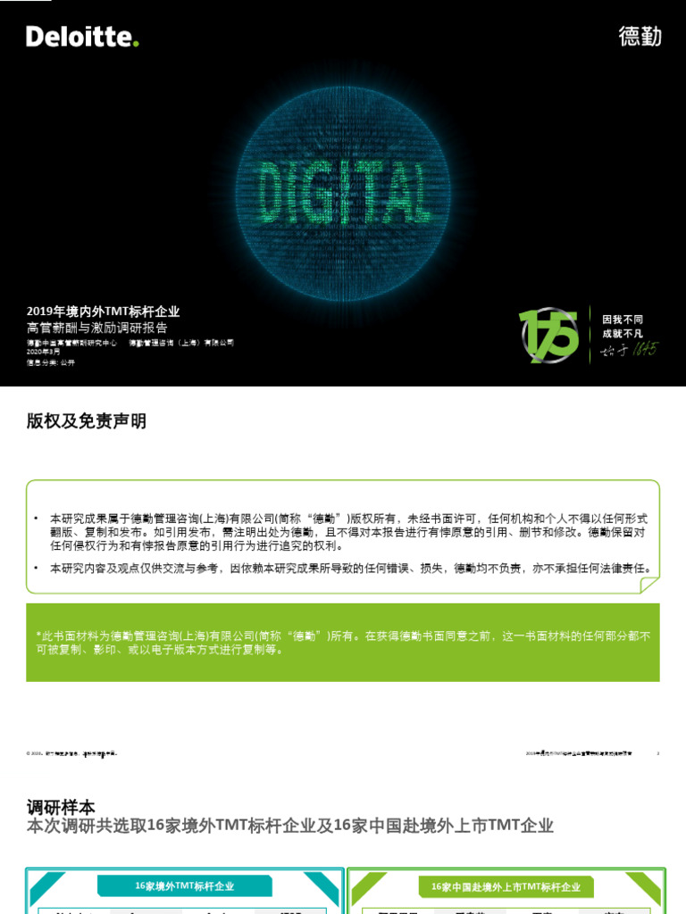 Deloitte CN TMT Compensation and Incentive Research 2019 CN | PDF